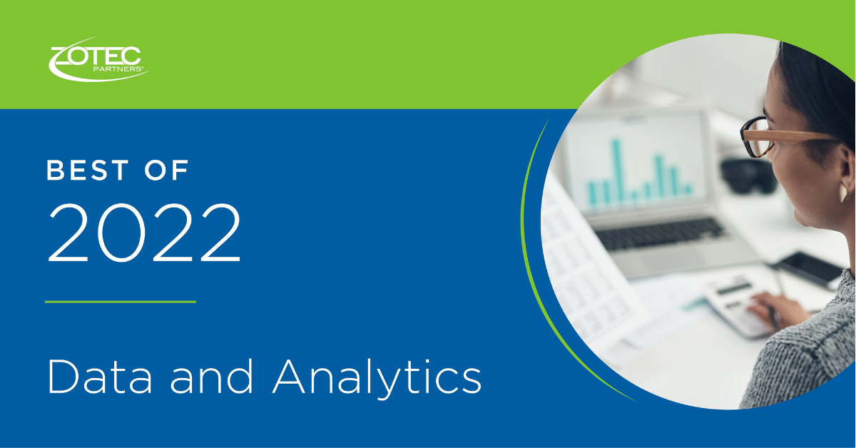 Best of 2022: Data and Analytics - Zotec Partners