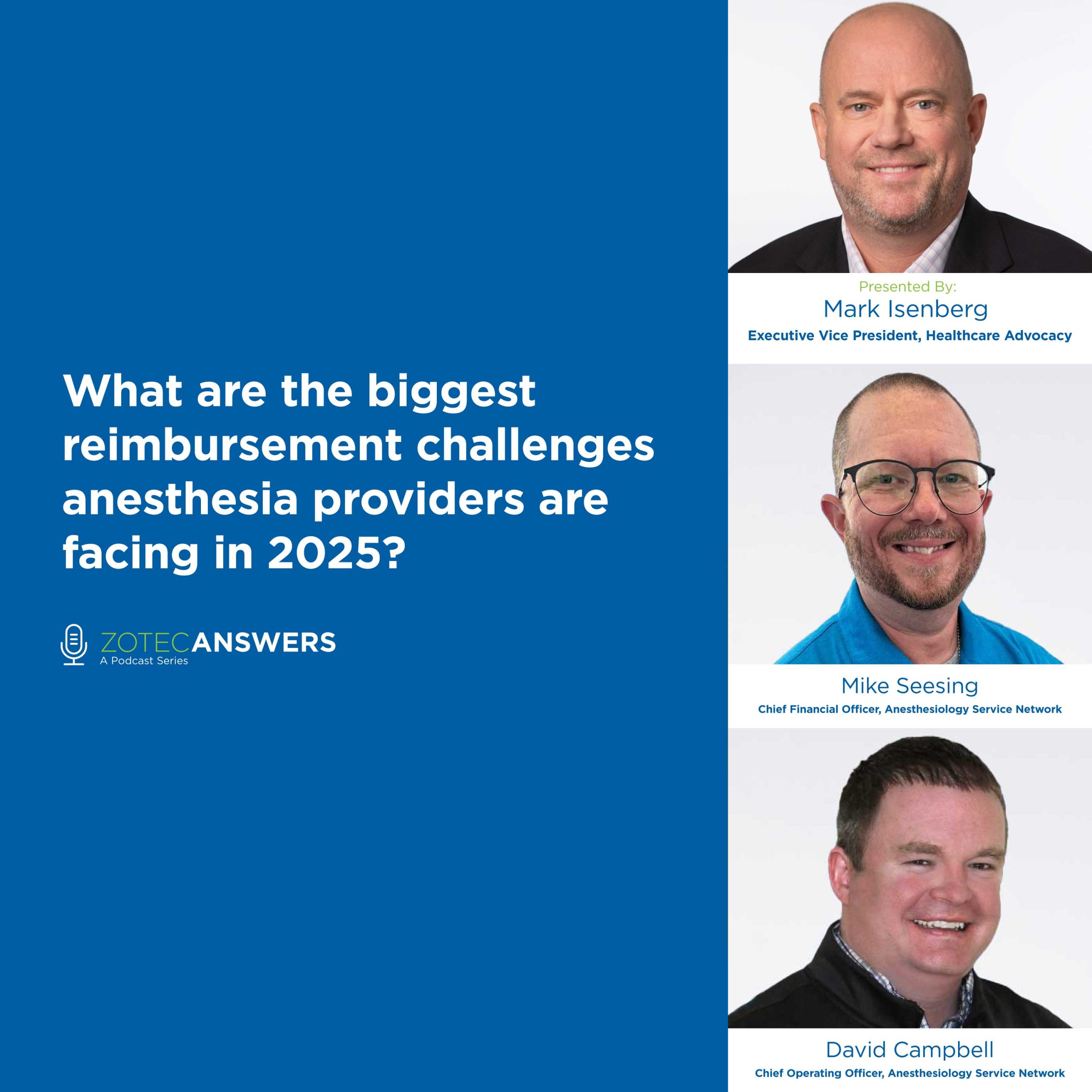 reimbursement challenges Anesthesia Providers - Zotec Partners